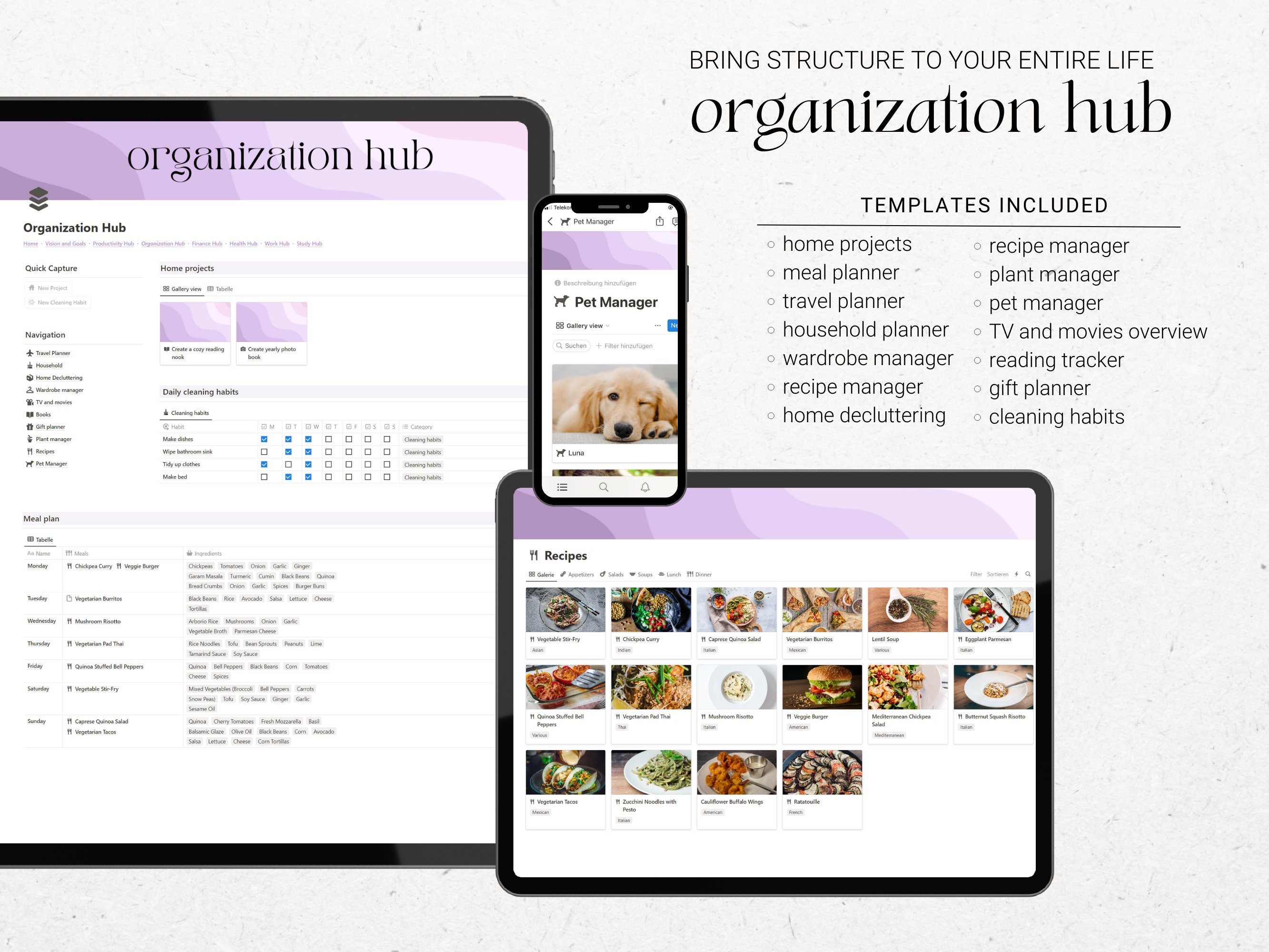 2024 All in One Notion Template, Notion Ultimate Life Planner, Notion Planner , Personal Digital ...