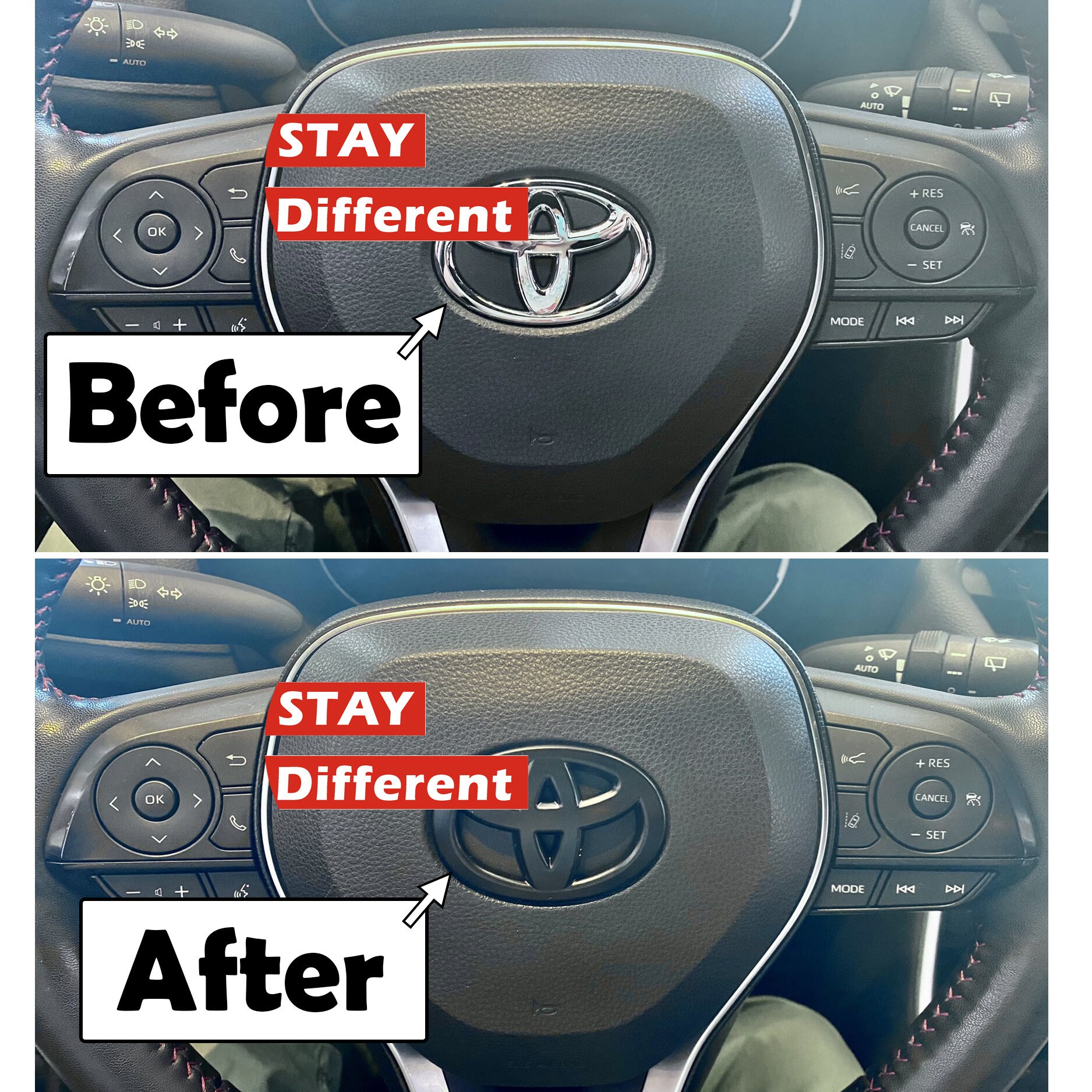 Rav4 Decal Accessories Blackout Overlay, for 5th Gen 2019-2024, Matte ...
