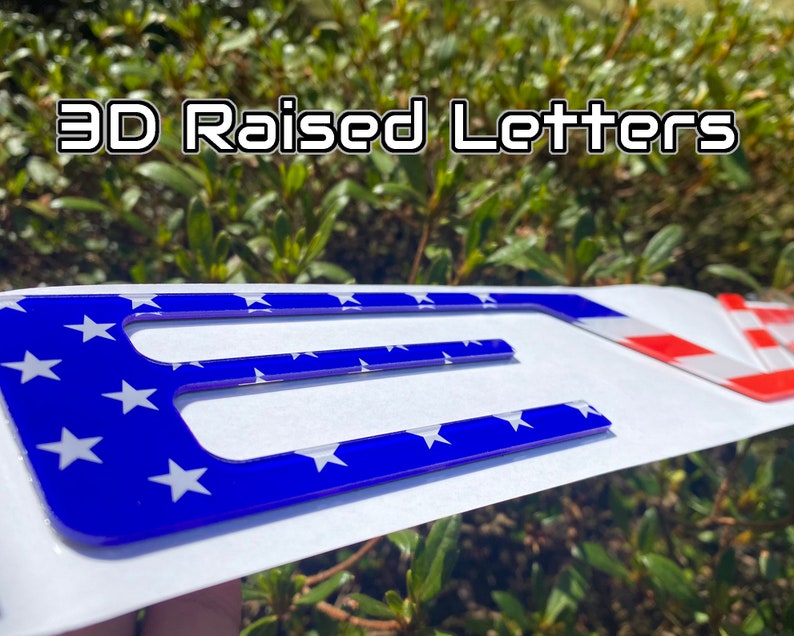 Chevy Silverado Tailgate Letter Emblem, 3D Raised Tailgate Letters ...
