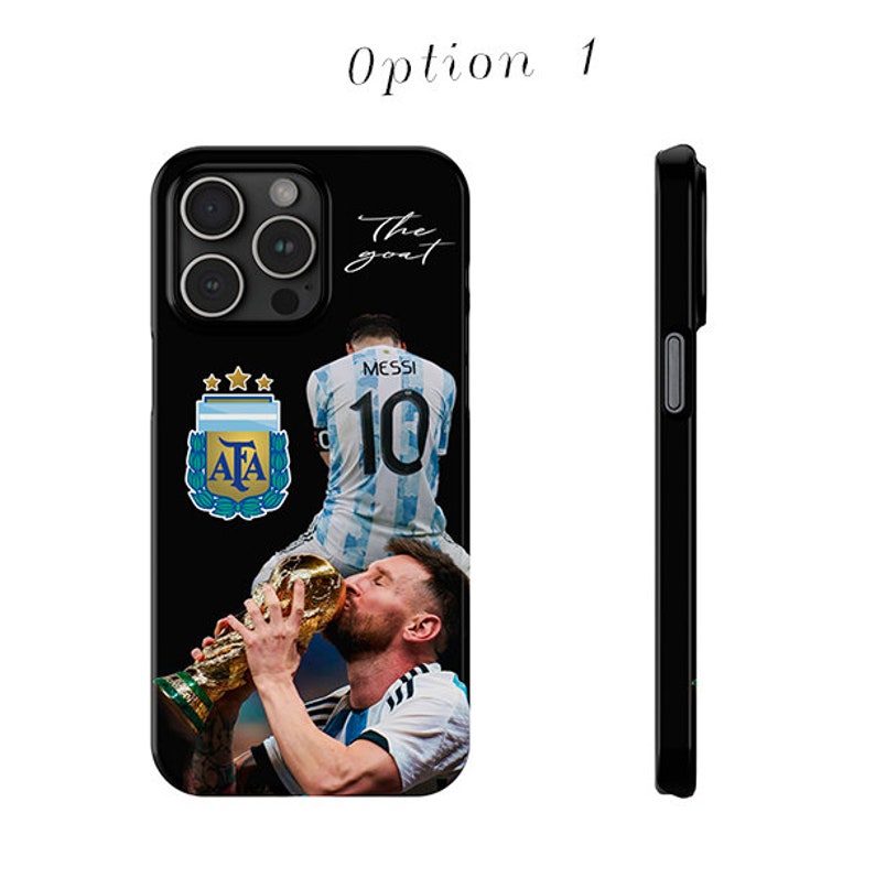 Messi Winning the World Cup for Argentina, Phone Case for iPhone 7/8/9 ...