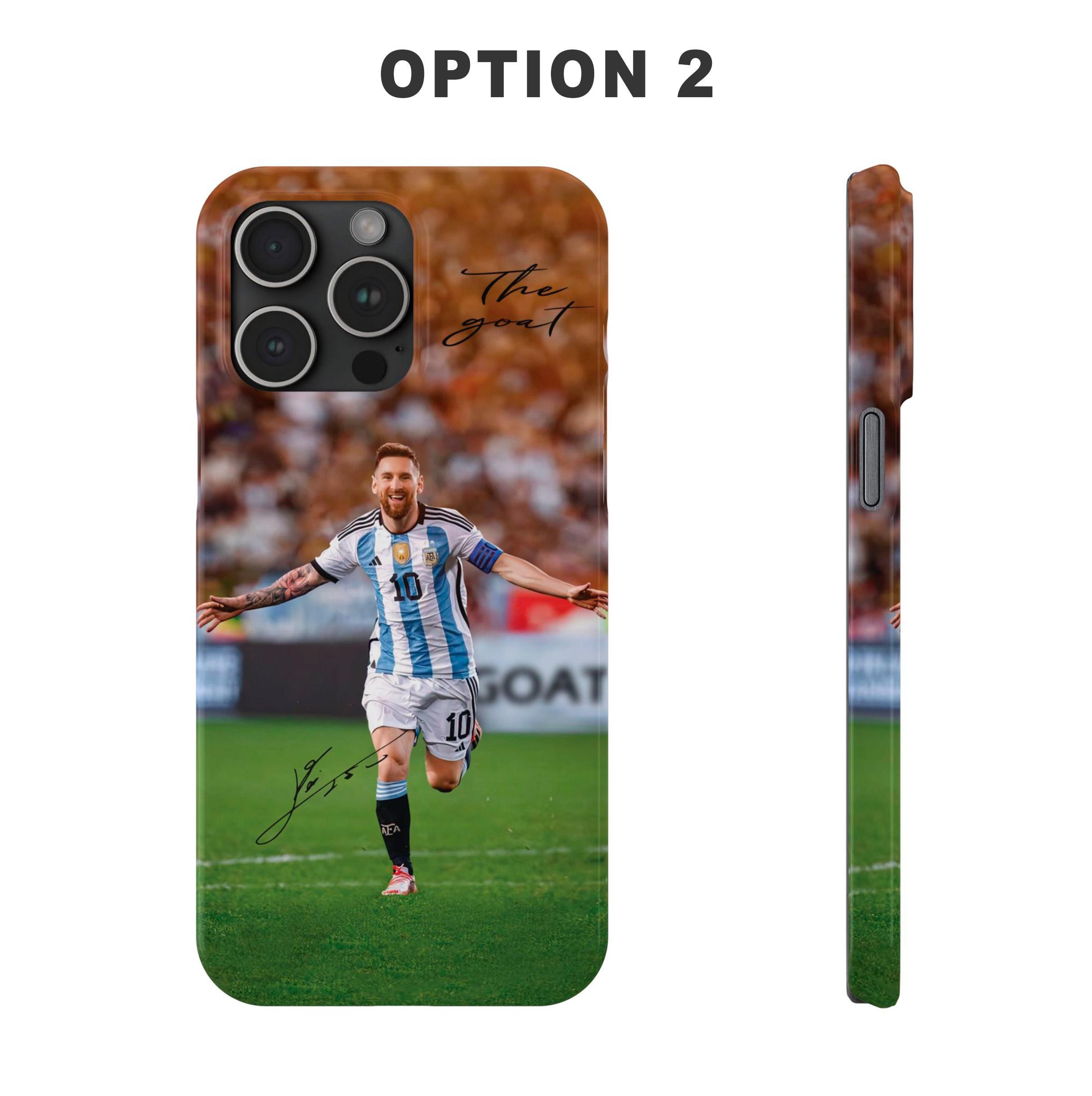 Messi Winning the World Cup for Argentina, Phone Case for iPhone 9/10 ...