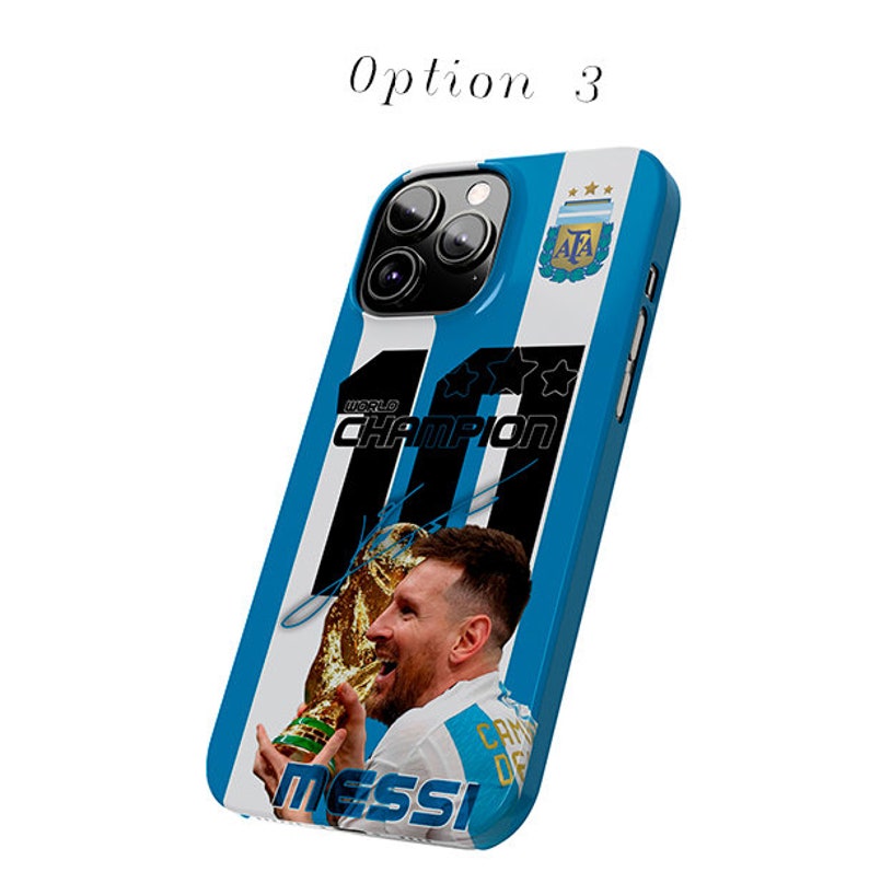 Messi Winning the World Cup for Argentina, Phone Case for iPhone 7/8/9/10/11/12/13/14 Messi ...