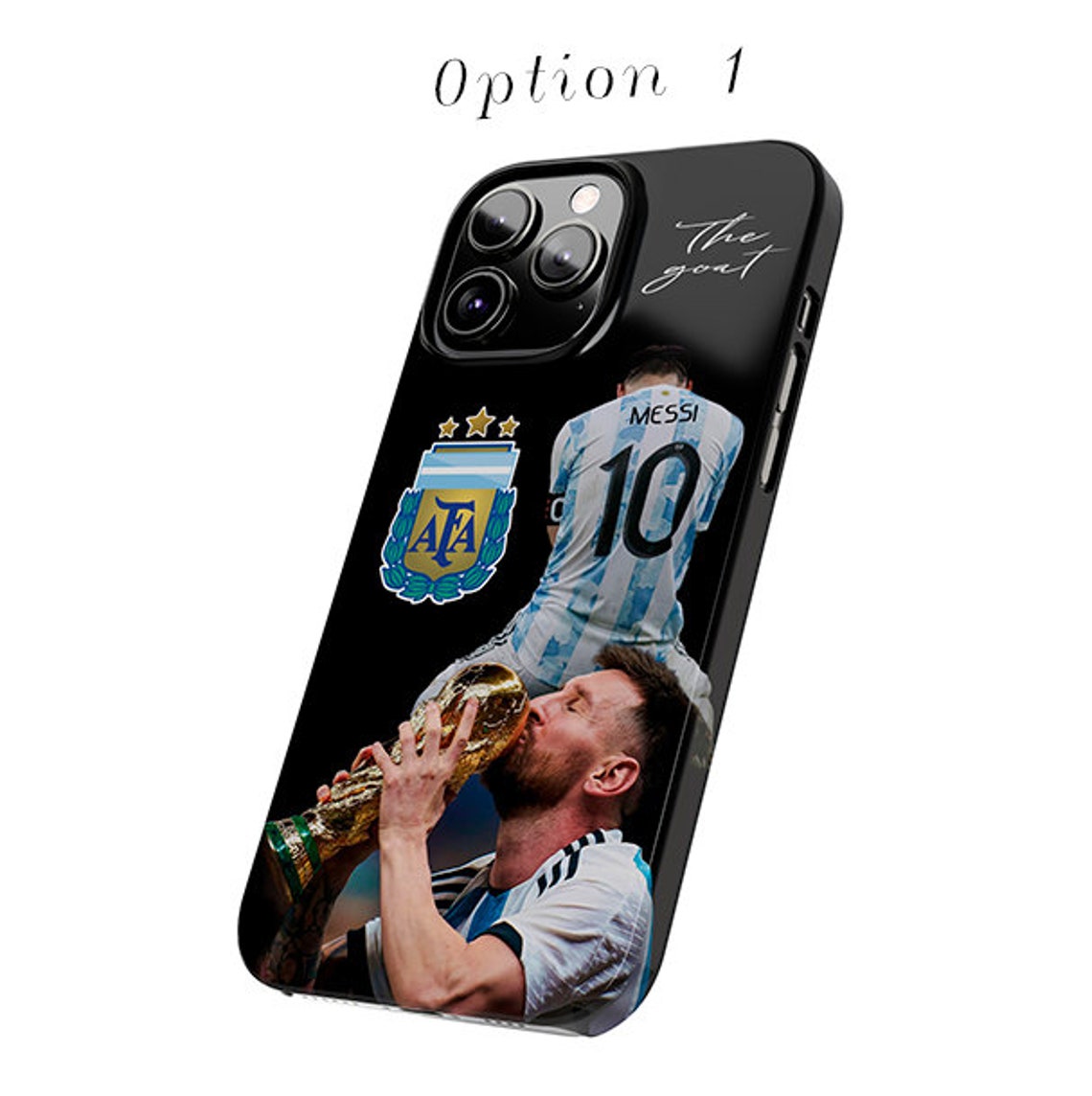 Messi Winning the World Cup for Argentina, Phone Case for iPhone 7/8/9 ...