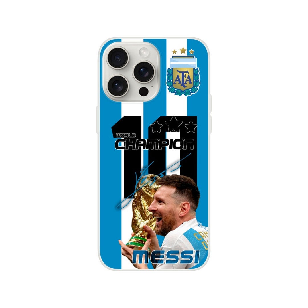 Messi Winning the World Cup for Argentina - Phone Case for iPhone 11/12 ...