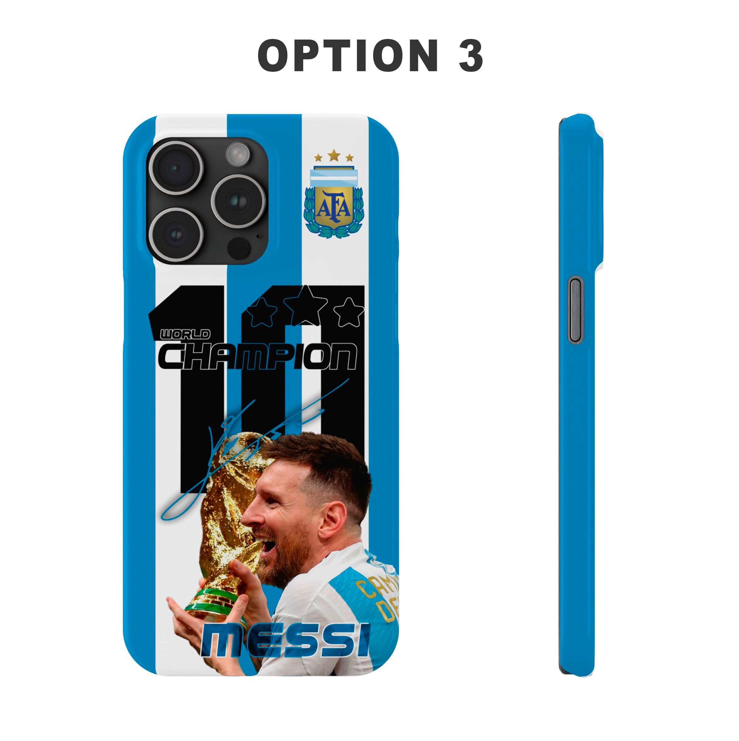 Messi Winning the World Cup for Argentina, Phone Case for iPhone 11/12 ...