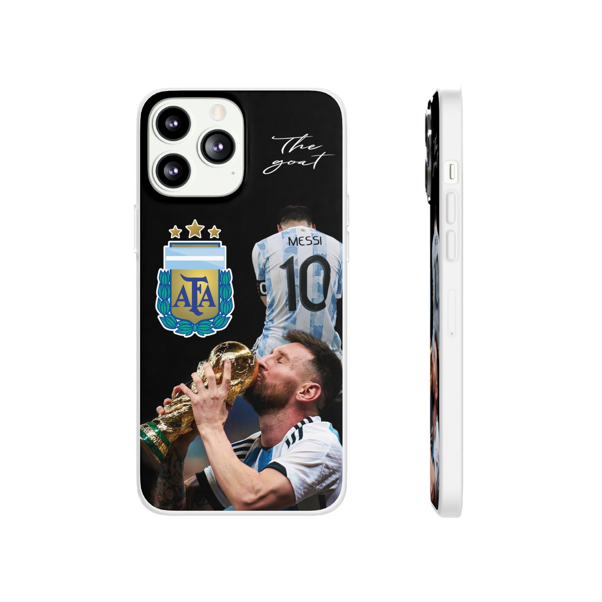 Messi Winning the World Cup for Argentina - Phone Case for iPhone 9/10 ...
