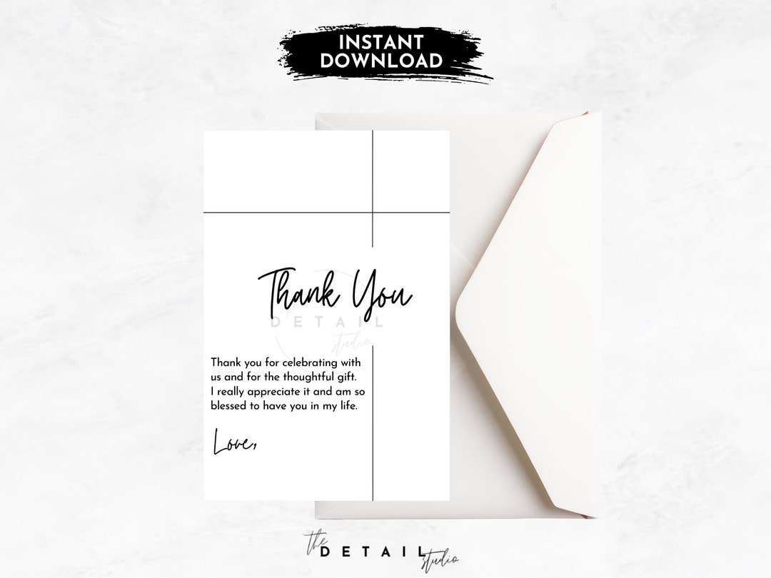 Thank You Note, Modern, Religious, Communion, Baptism, Confirmation - Etsy
