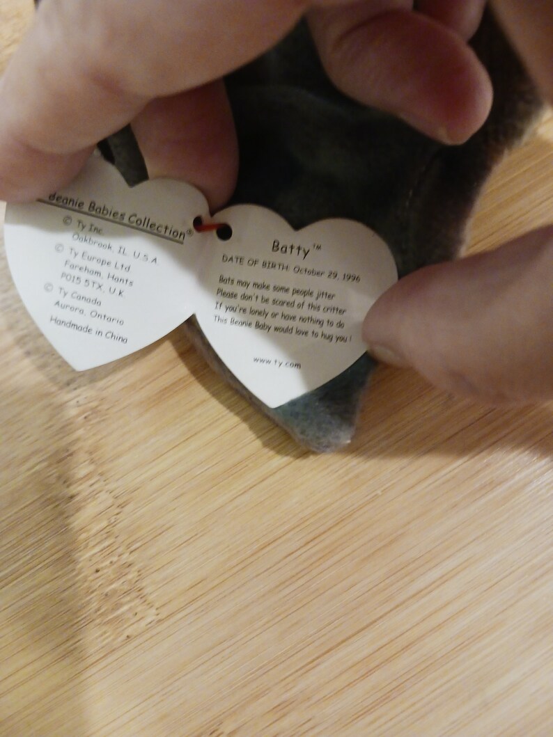 TY Batty Beanie Babies - Etsy