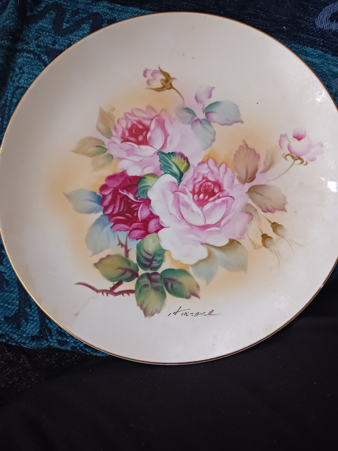 Ucagco China Collectable Plate - Etsy