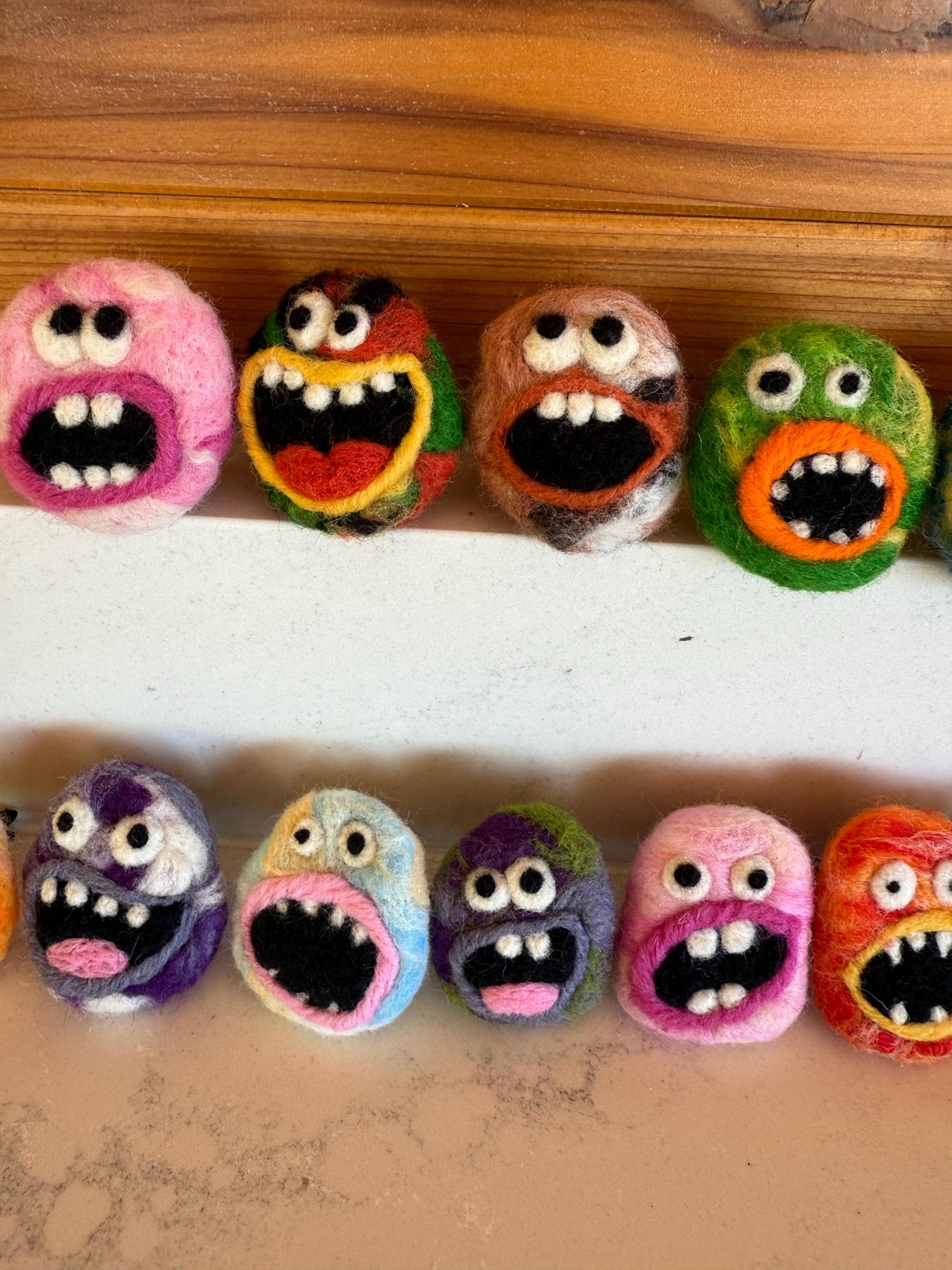 Needle Felted Monster Car Vent Clip – Scent Diffuser - Etsy