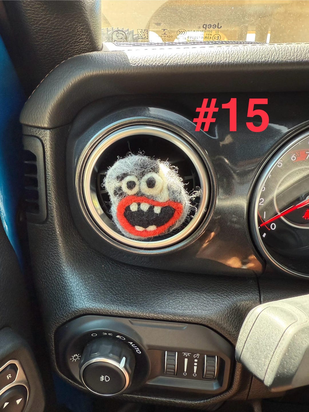 Needle Felted “monster” Scent Diffuser Vent Clip - Cute and Whimsical ...