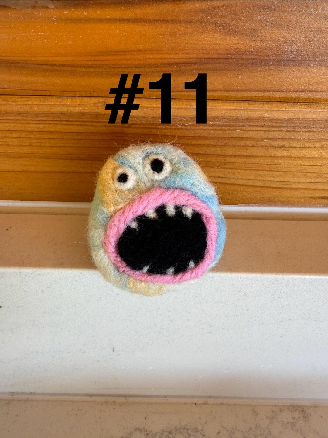 Needle Felted “monster” Vent Clip - Cute and Whimsical Car Vent Scent ...