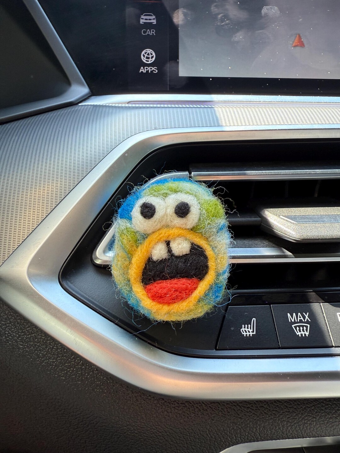 Adorable Needle Felted Monster Vent Clip - Scent Diffuser for Your ...