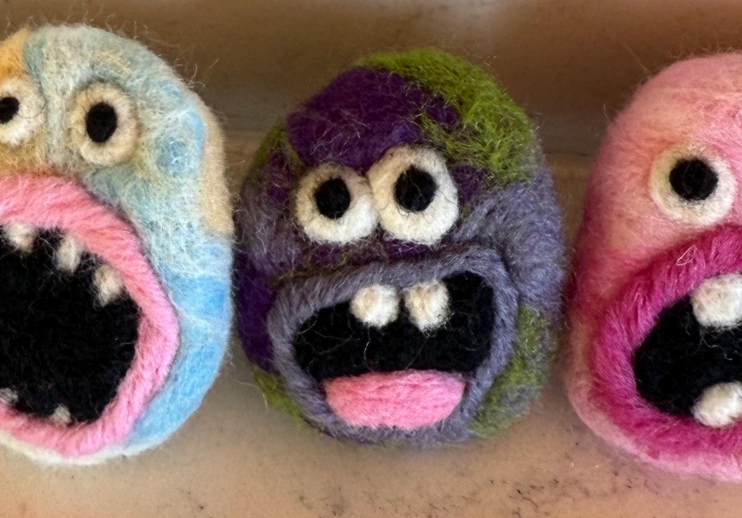Needle Felted Monster Car Vent Clip – Scent Diffuser - Etsy