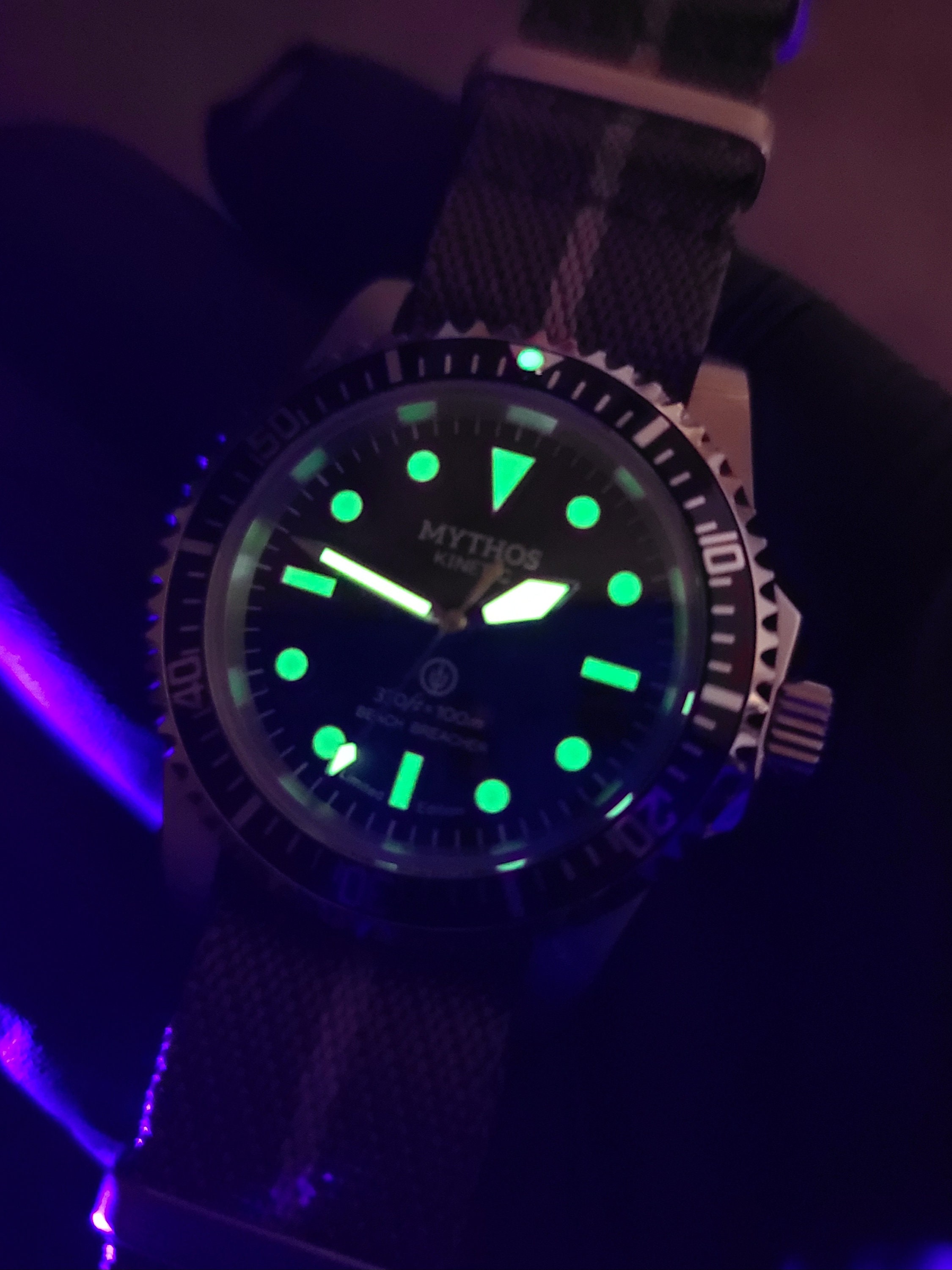 Mythos beach Breacher Diver Mod Watch Vintage Style Milsub Automatic ...