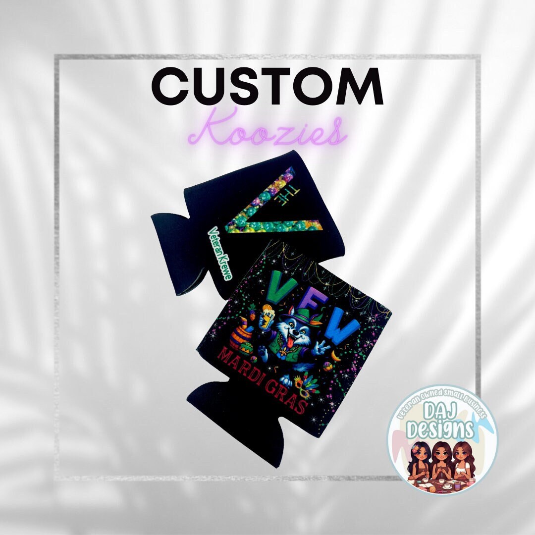 Slim 16oz Custom Wedding Can Coolers, Personalized Can Coolers, Custom Wedding Favors, Custom ...