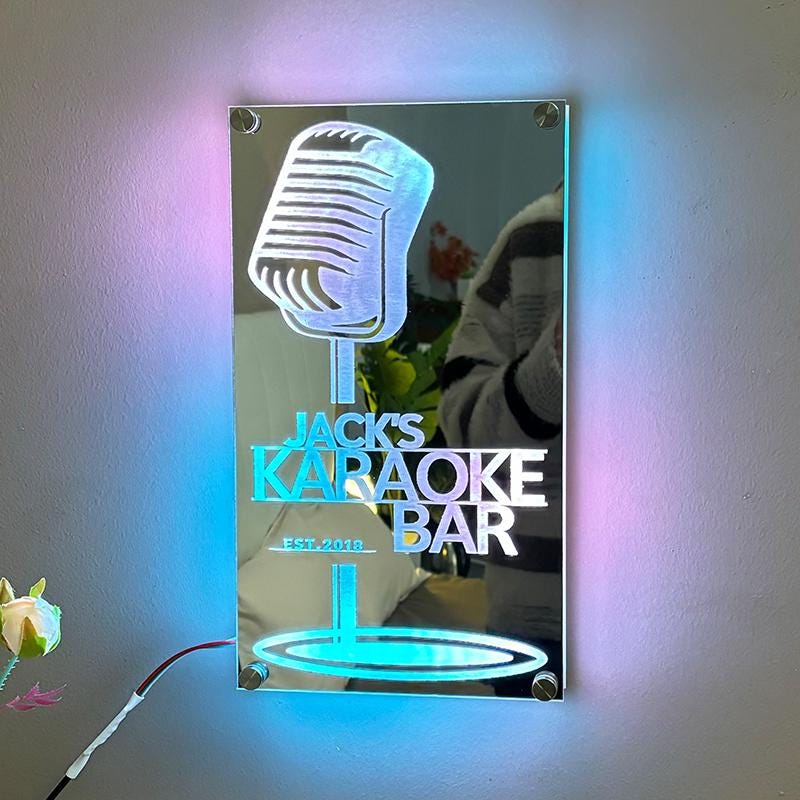Microphone Lamp - Etsy