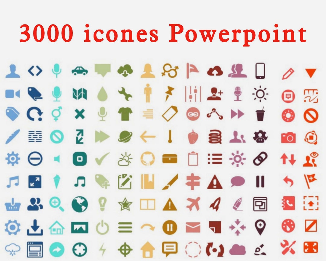 Personalized Icons for Powerpoint, Ppt Recolorable Icons, Recolorable ...