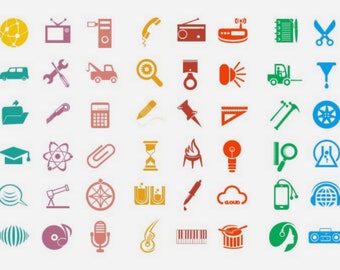 Powerpoint Recolorable Icons, Recolorable Icons for Microsoft Word ...