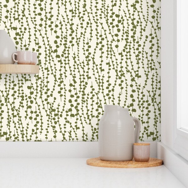 Botanical Wallpaper - Etsy
