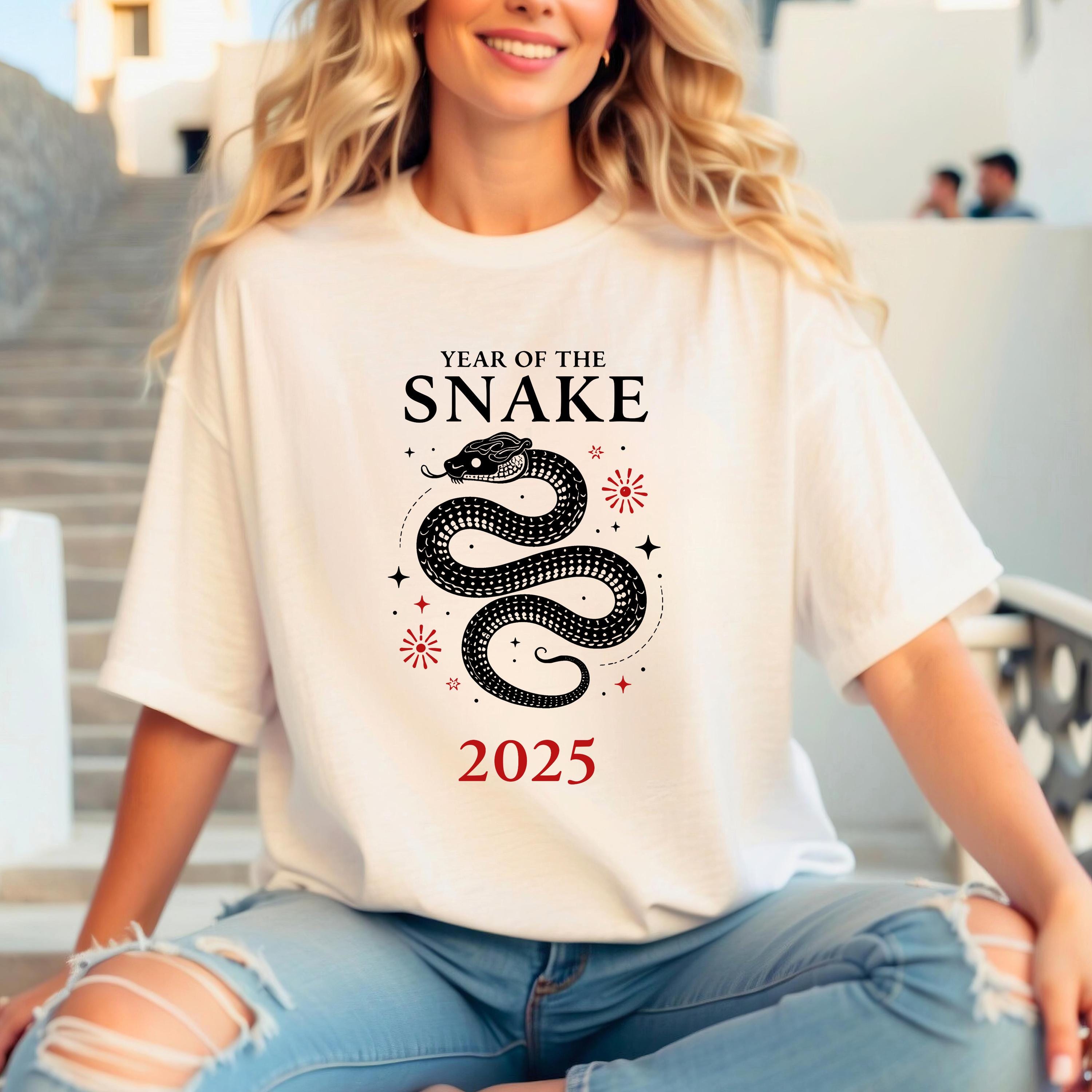 Year of the Snake 2025 SVG, Chinese New Year Snake Design, Lunar New ...
