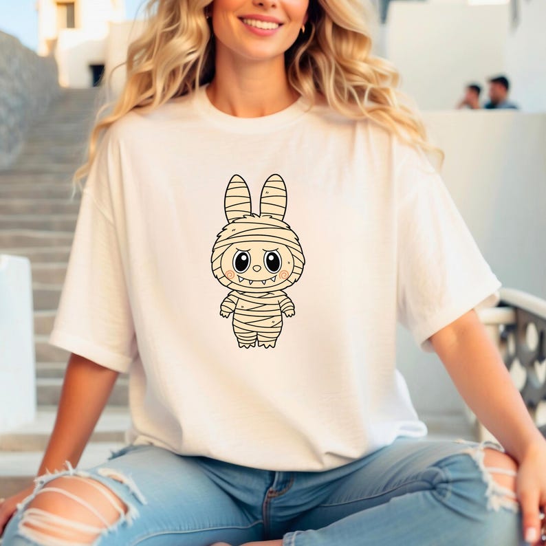 Horror Labubu PNG Bundle | 10 Cute Spooky Character Stickers ...