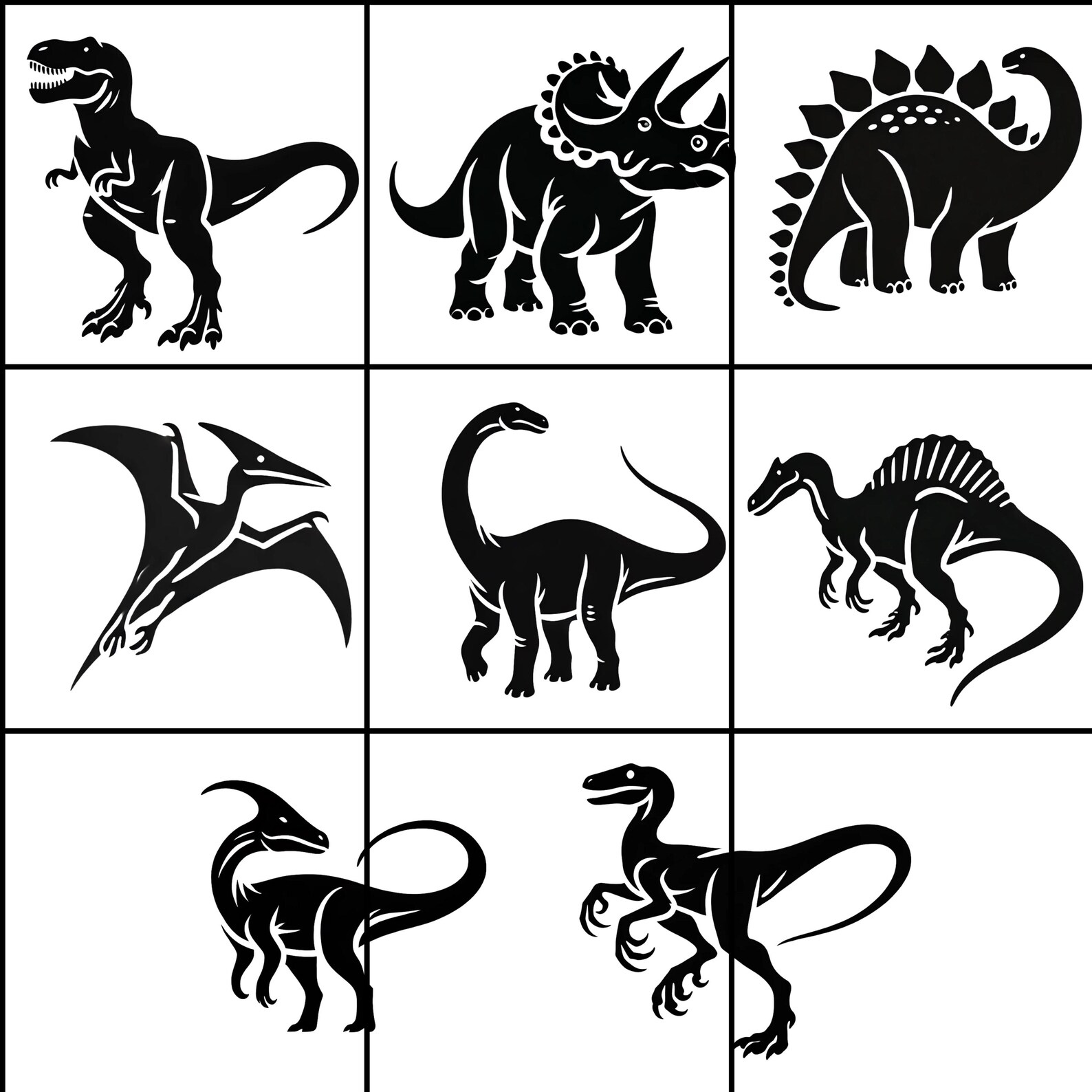 Dinosaur Svg Bundle, Dinosaur Clipart Png, Dinosaur Silhouette Svg,kids ...