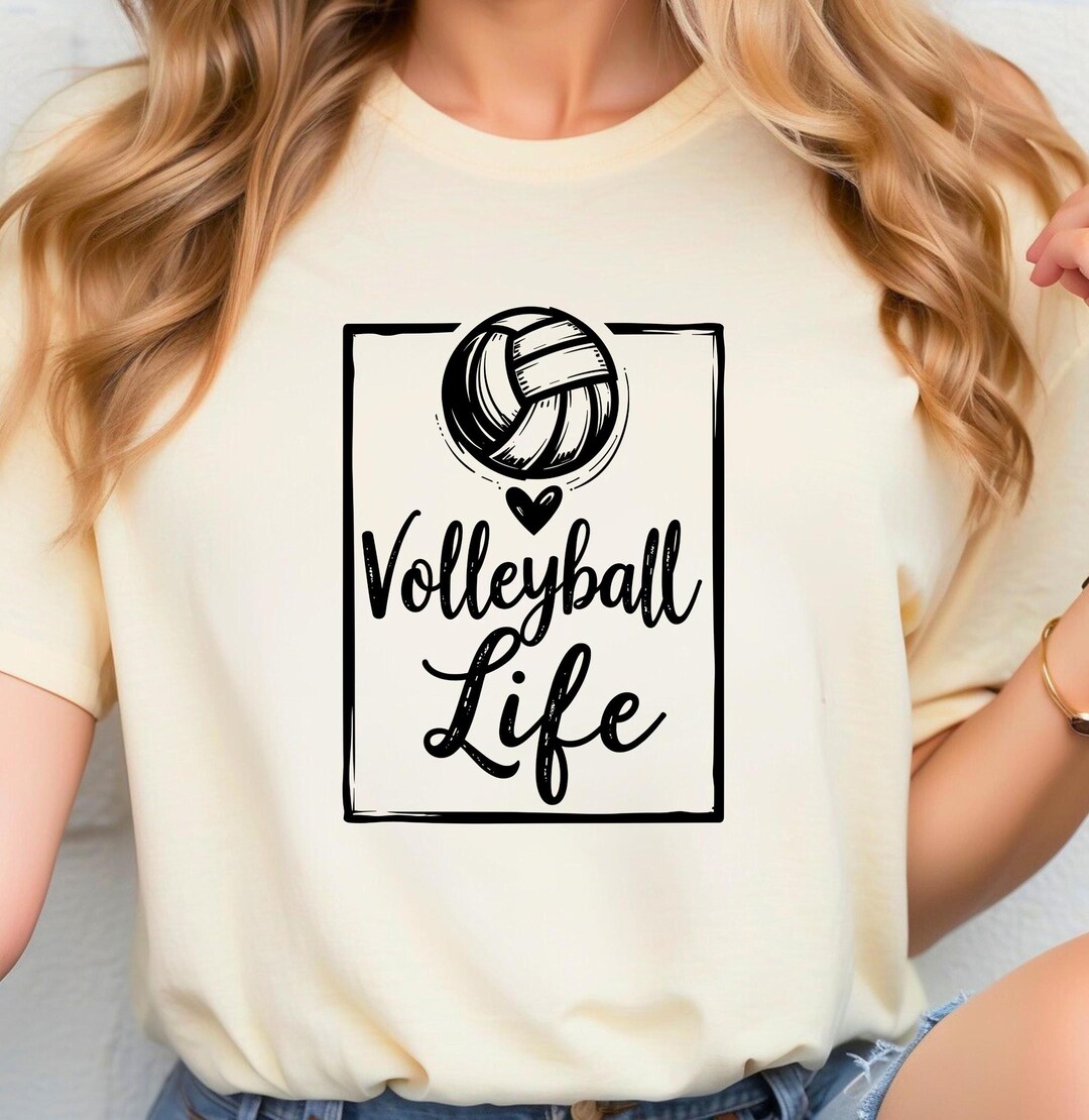 Volleyball Life SVG PNG, Volleyball Svg, Game Day Volleyball Svg ...