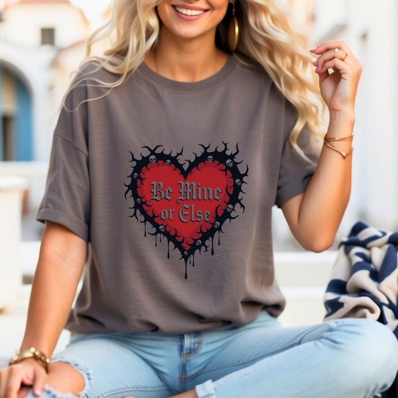 Be Mine or Else Svg , Spooky Valentine Svg, Funny Valentine Svg, Dark ...