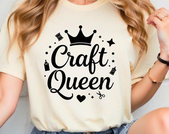 Crafting Queen Svg Crafter Svg Files for Cricut Crafter Png Crafter ...