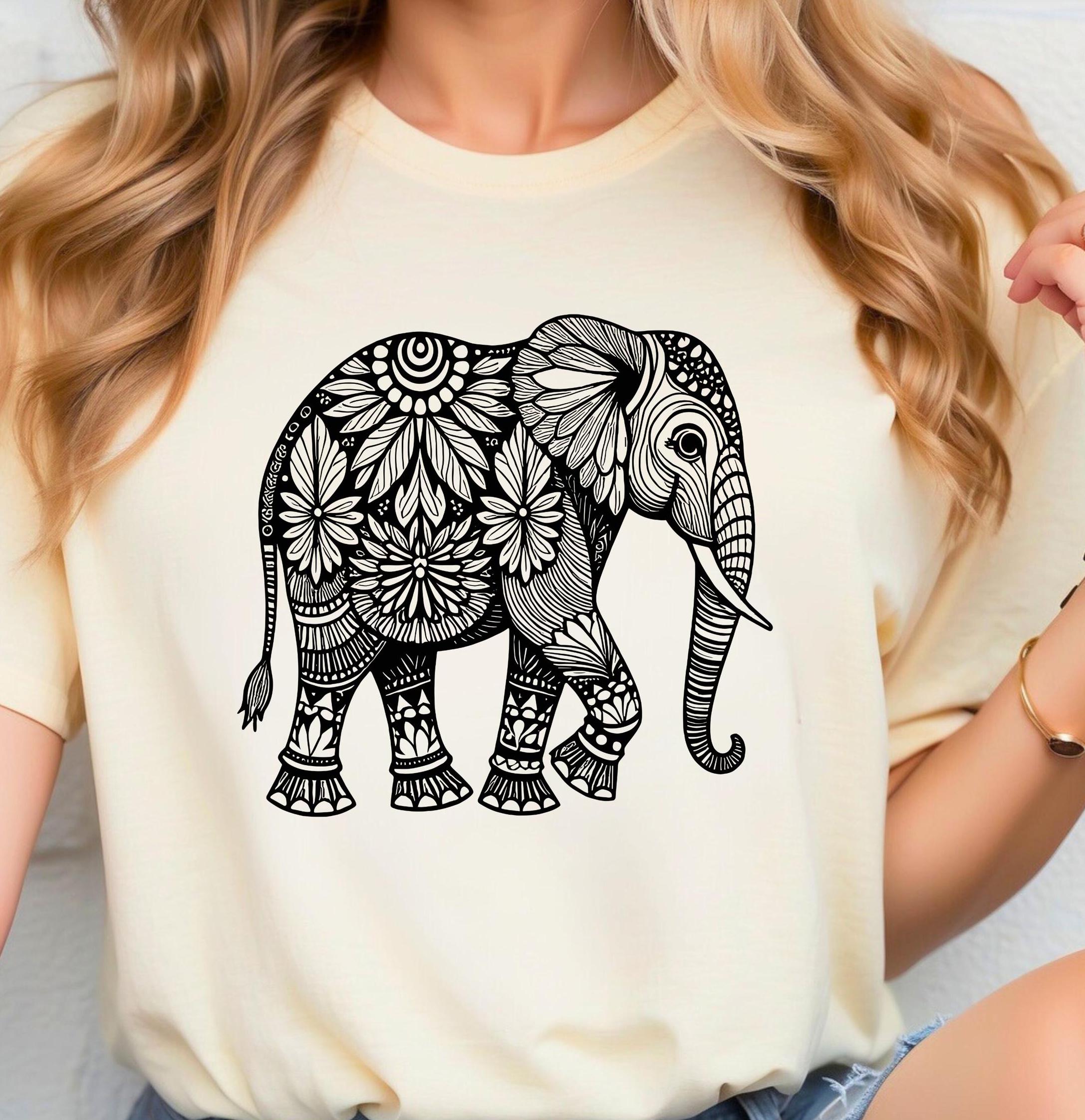 Mandala Elephant SVG, Elephant Png Mandala Elephant Cricut Elephant ...