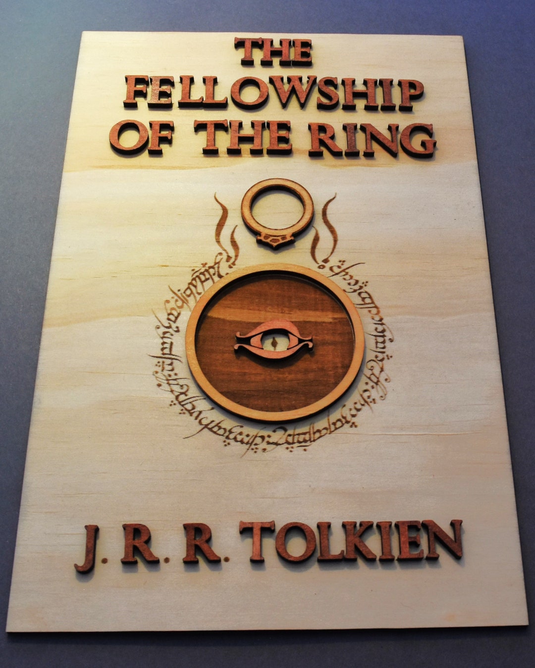 Lord of the Rings Book Cover Art Book Cover Wall Art Fellowship of the ...