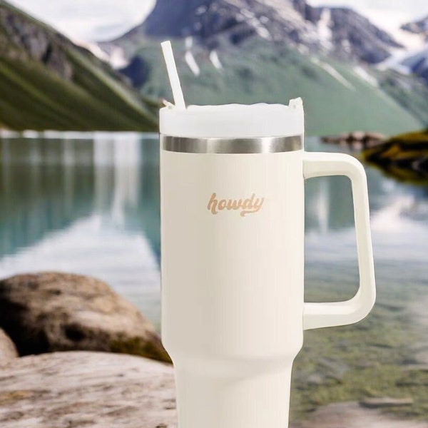 Western Tumbler With Handle Etsy