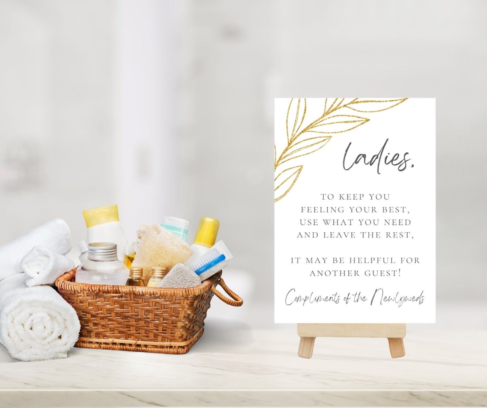 Wedding Bathroom Sign, Rustic Modern Wedding Sign, Event Bathroom Sign ...