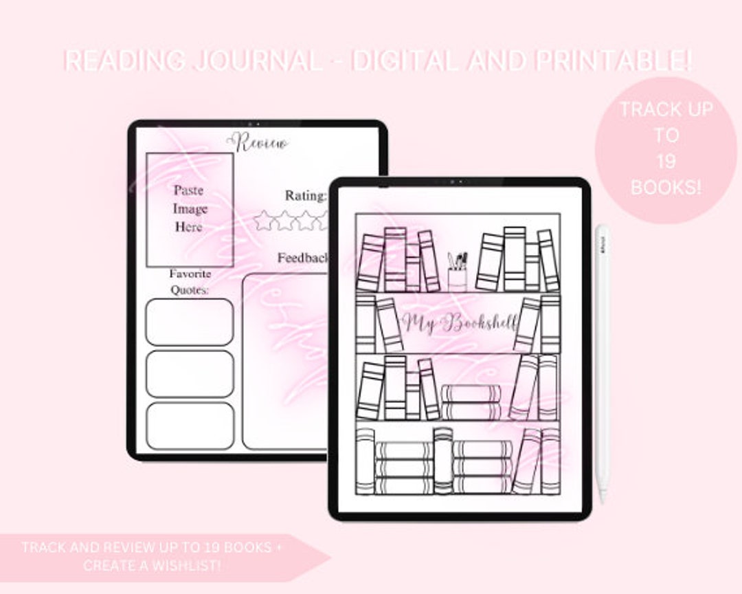 Digital Reading Journal, Reading Journal Digital, Digital/printable ...