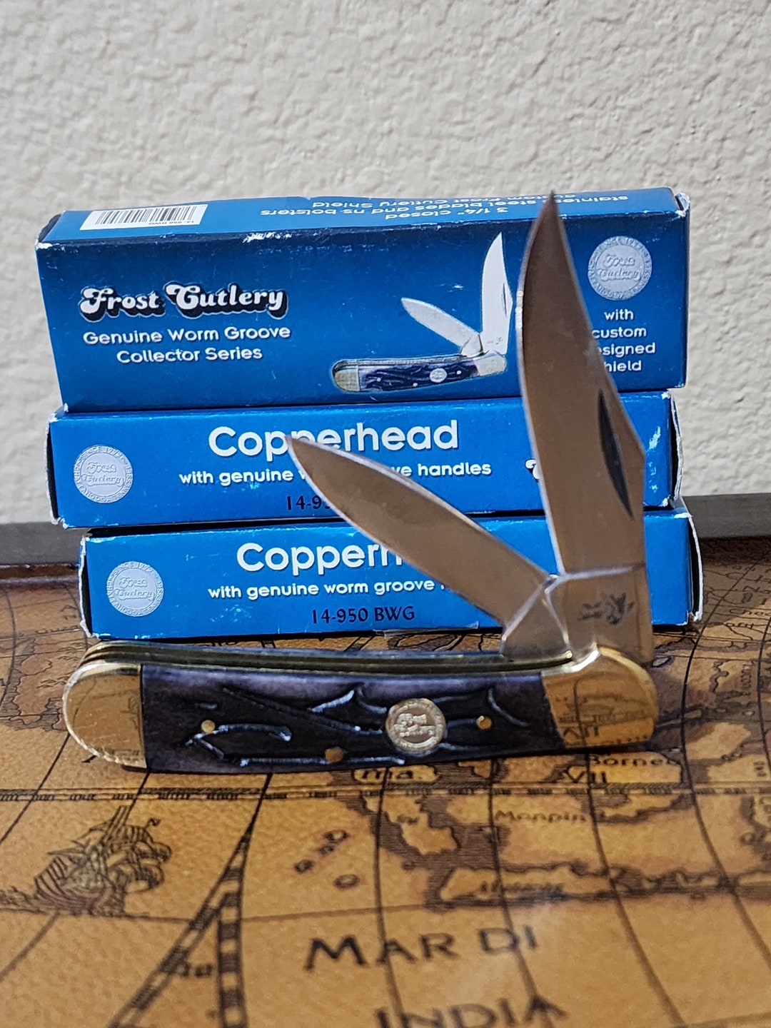 Copperhead Vintage Knife Collectable Frost Cutlery - Etsy