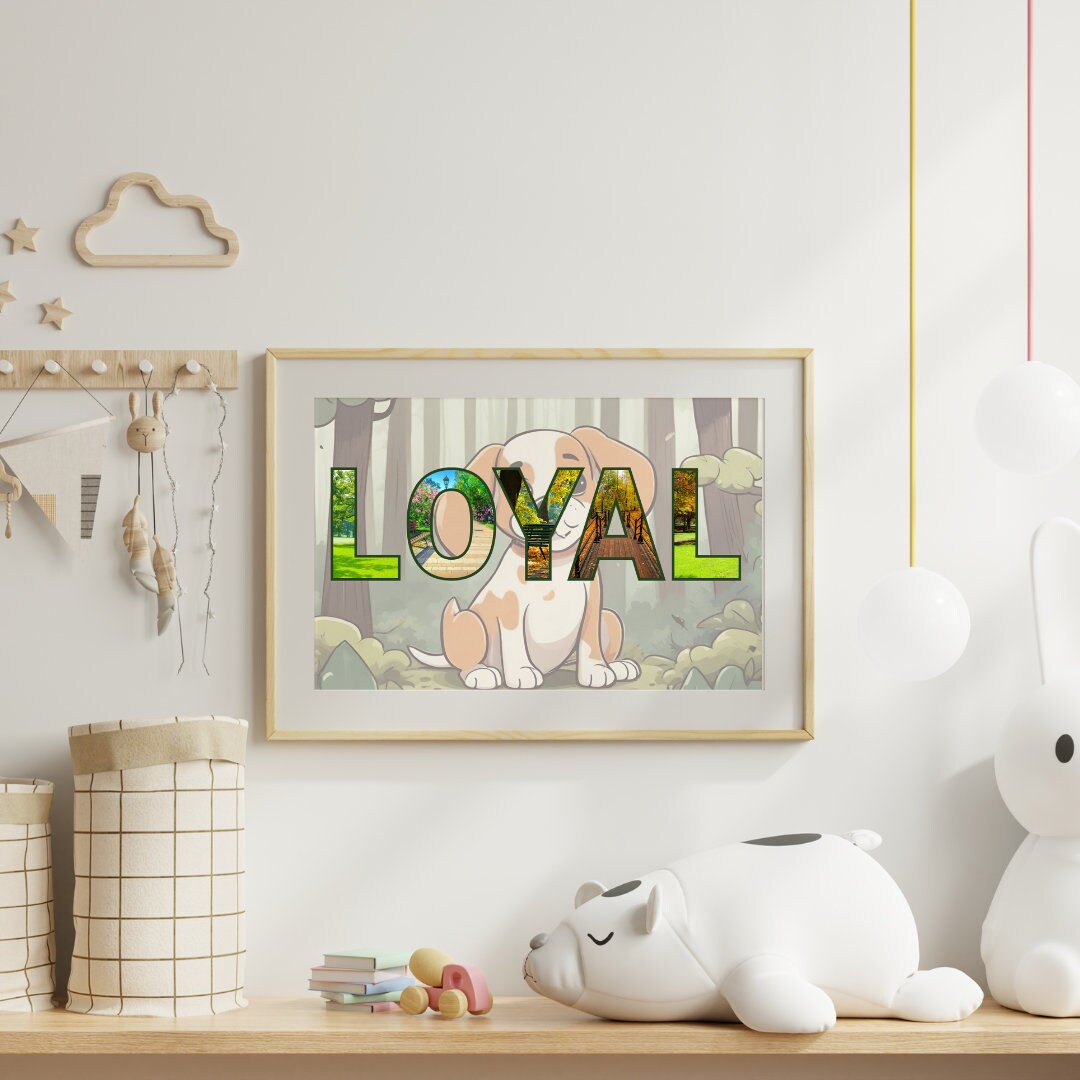 Loyal Poster Dog - Etsy