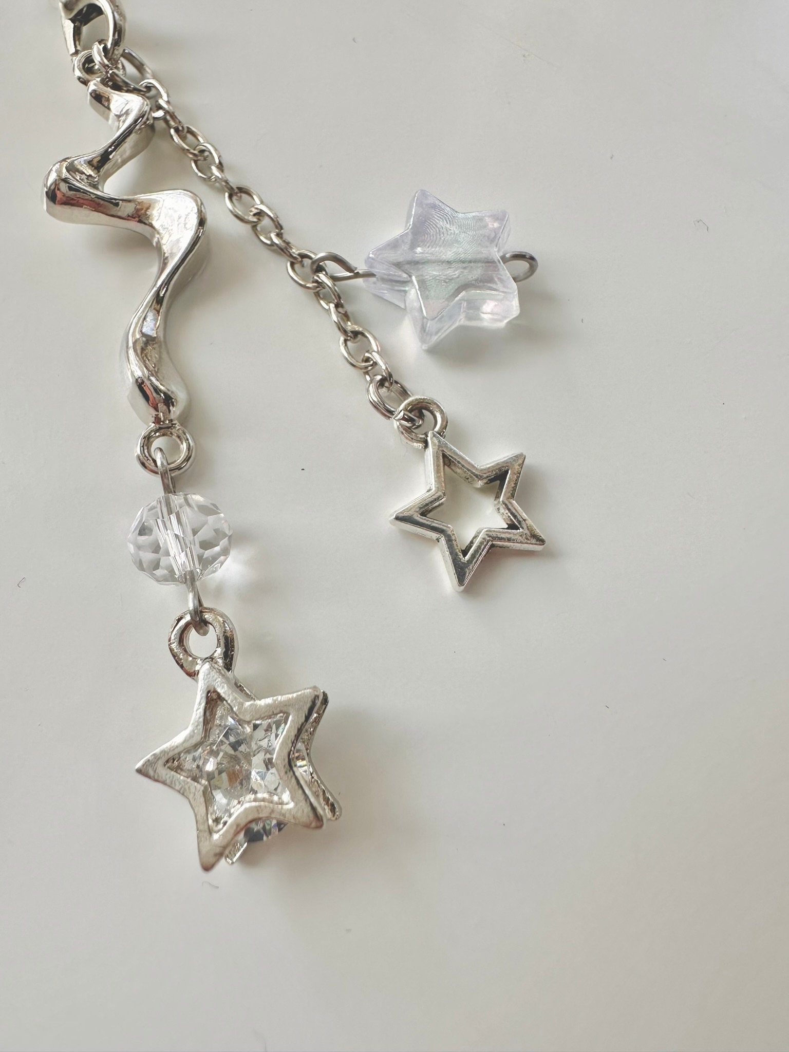 Y2k Star Phone Charm With Crystal Beads - Etsy