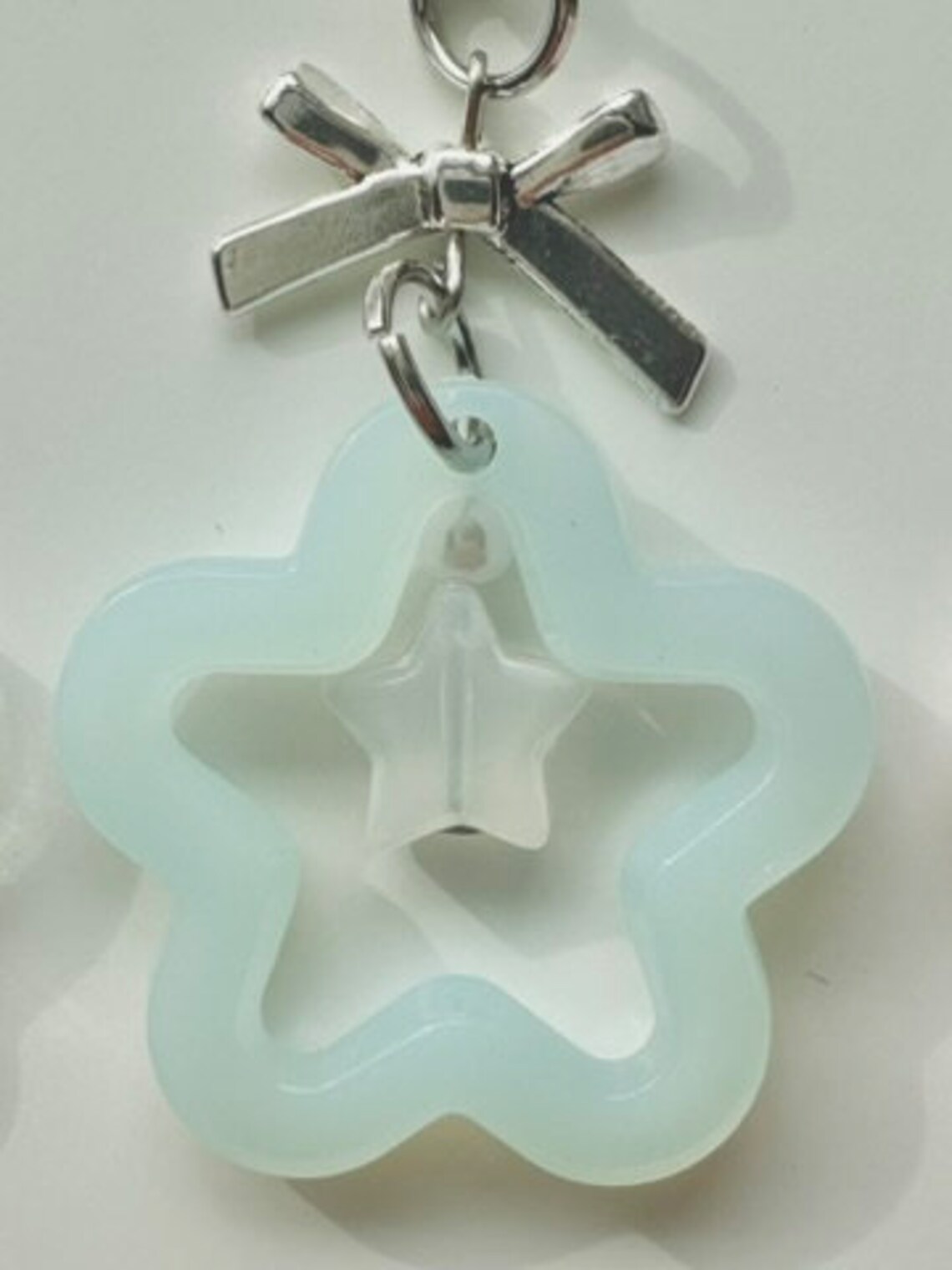 Mini Jelly Star Charm Keychain - Etsy