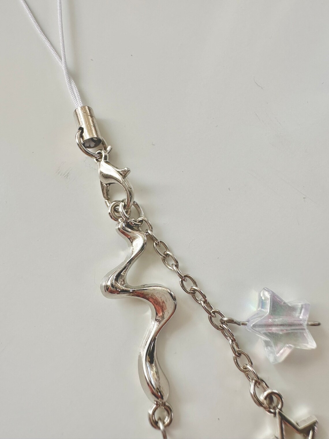 Y2k Star Phone Charm With Crystal Beads - Etsy