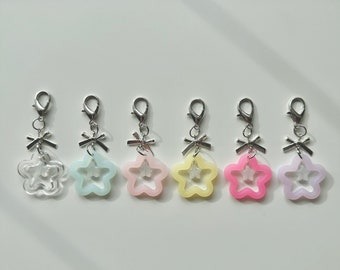 Star Jelly Cluster Keychain, Handmade Beaded Keychains, Kawaii Keychain ...