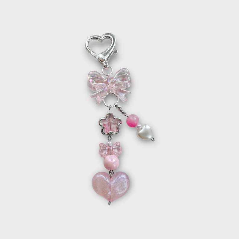 Cute Chunky Jelly Heart Keychain - Etsy