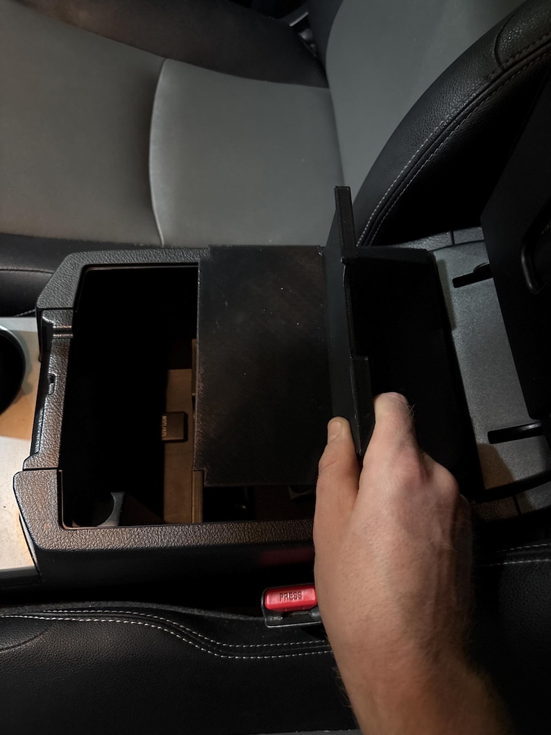 Toyota 4runner Hidden Console Tray 2010-2023 Drop in Organizer Stealth ...