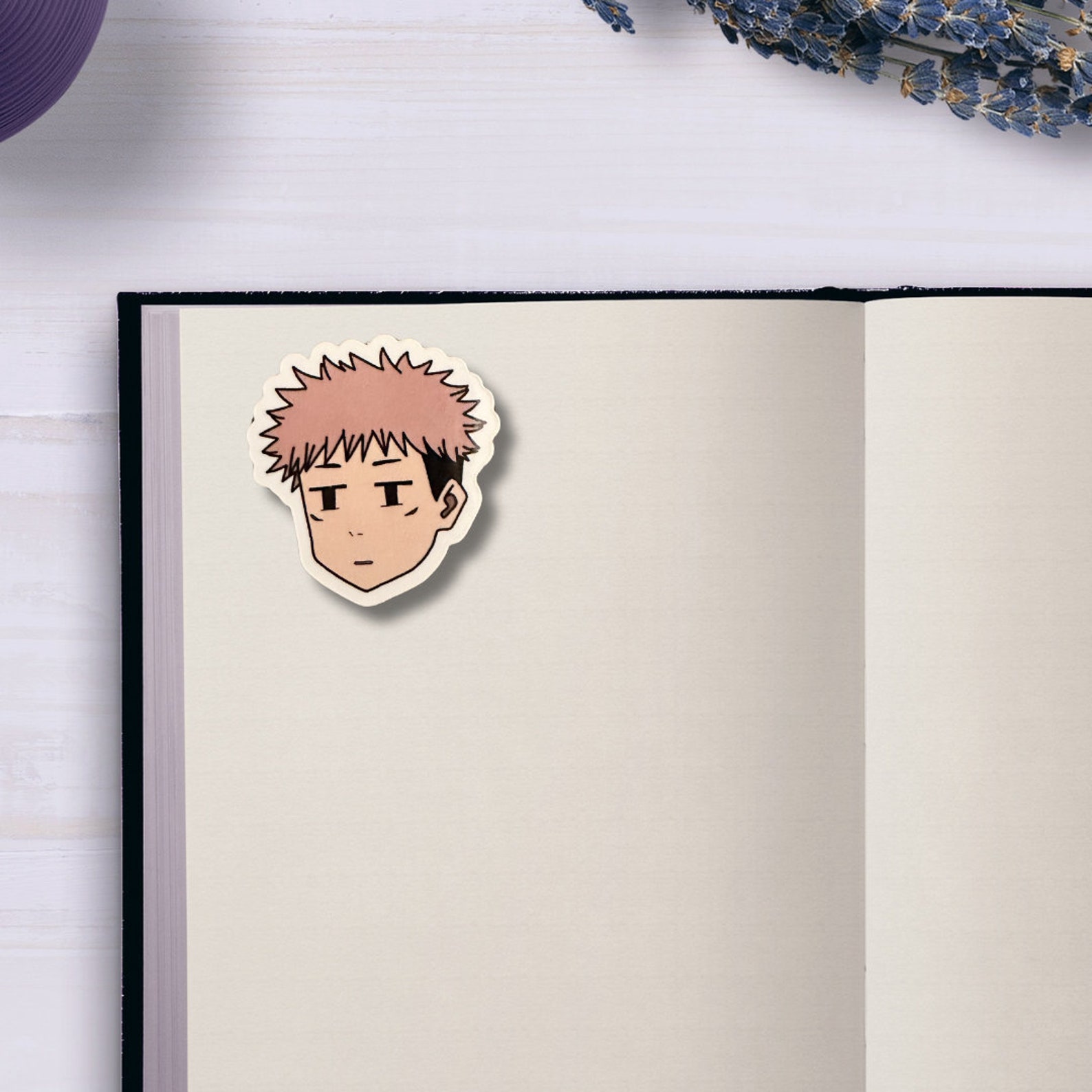 Ita.dori Pink Haired Boy | Funny Face - Etsy