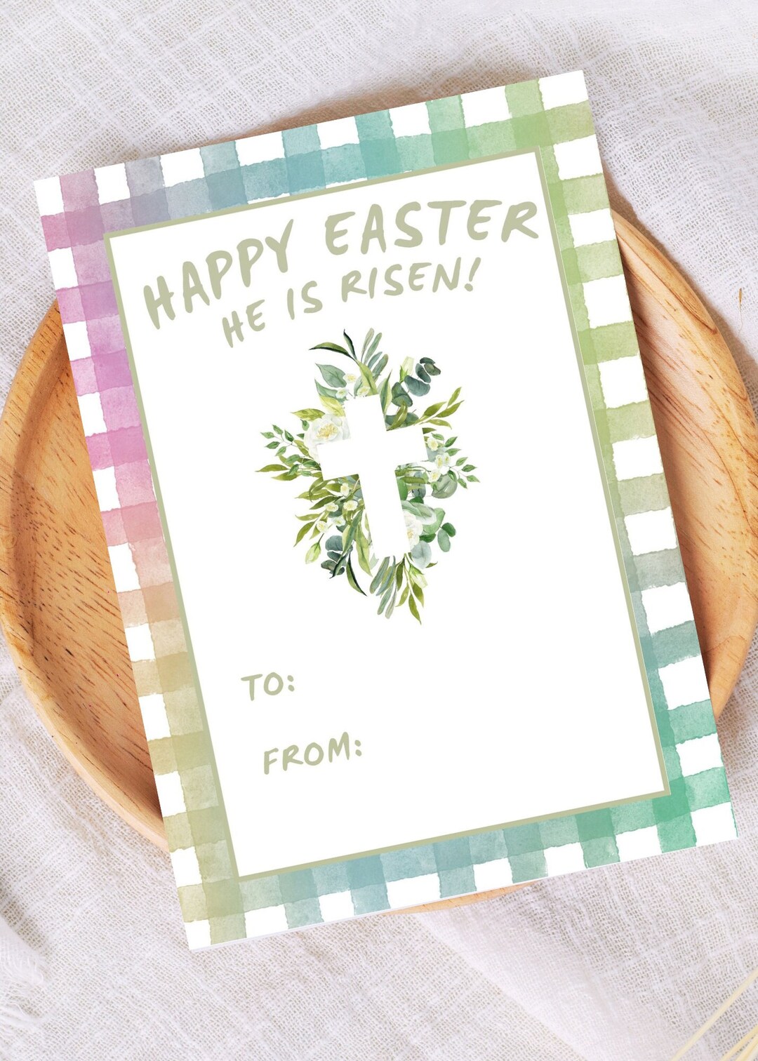 He is Risen Easter Printable Instant Download - Etsy