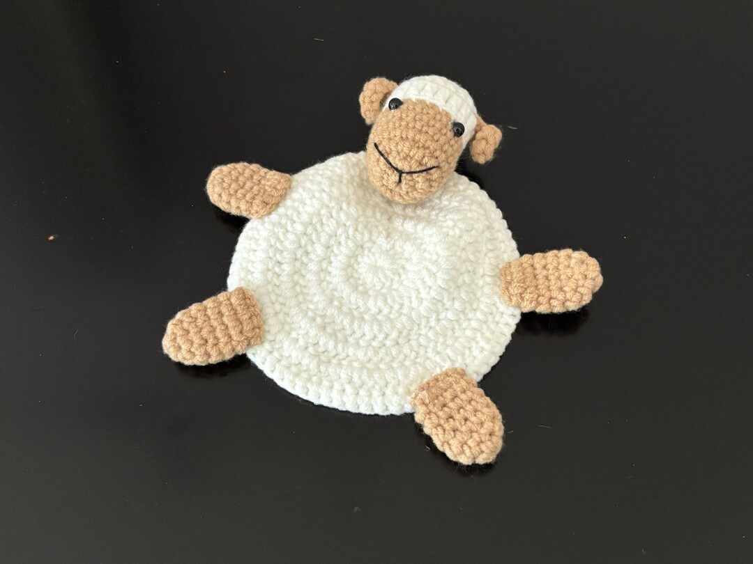 Crochet Sheep Coaster - Etsy