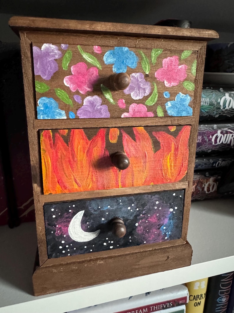 Acotar-inspired Hand Painted Mini-drawers - Etsy