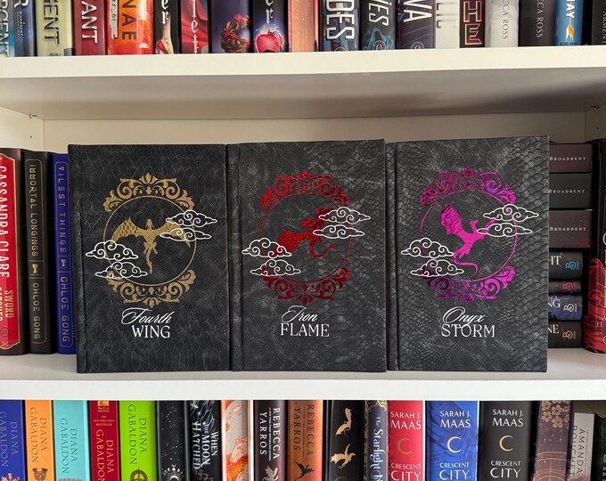 Fourth Wing Series Custom-bound Book - Etsy