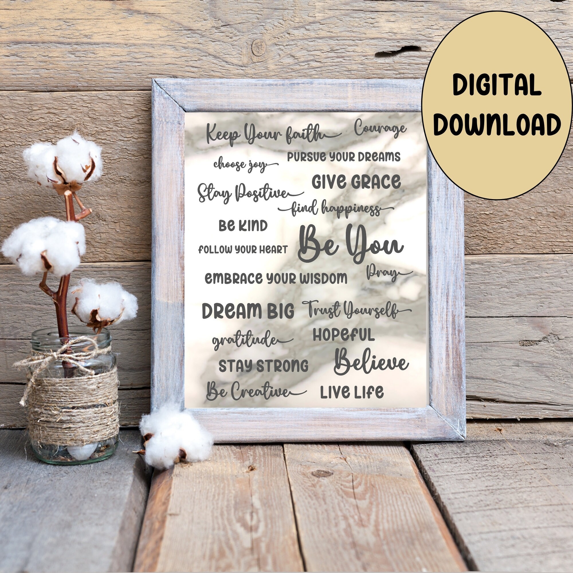 Start Your Day on A Positive Note With This Digital Printable Available ...