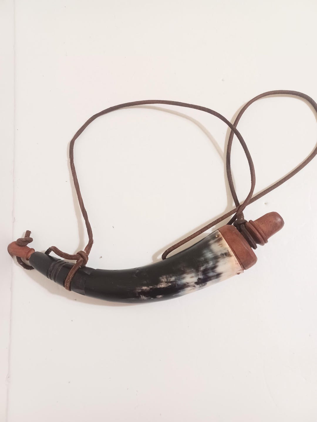 Powder Horn , Bullhorn, Cabin , Western Decor - Etsy